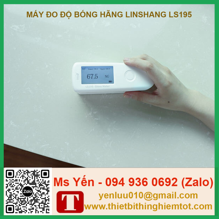 Máy đo độ bóng hãng Linshang - Thiết Bị Thí Nghiệm Tốt